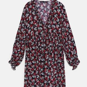 Zara | Dresses | Zara Floral Print Dress | Poshmark